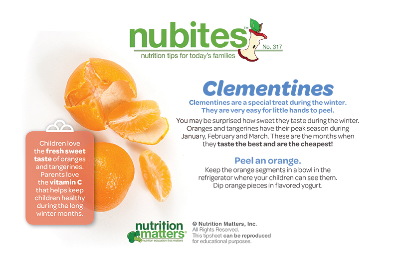 NuBites™ Tipsheets
